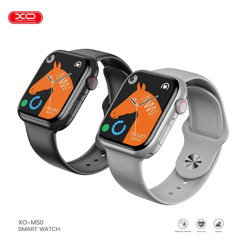 XO M50 Pro Smartwatch with Heart Rate Monitor (Black) – Mymo Accessories